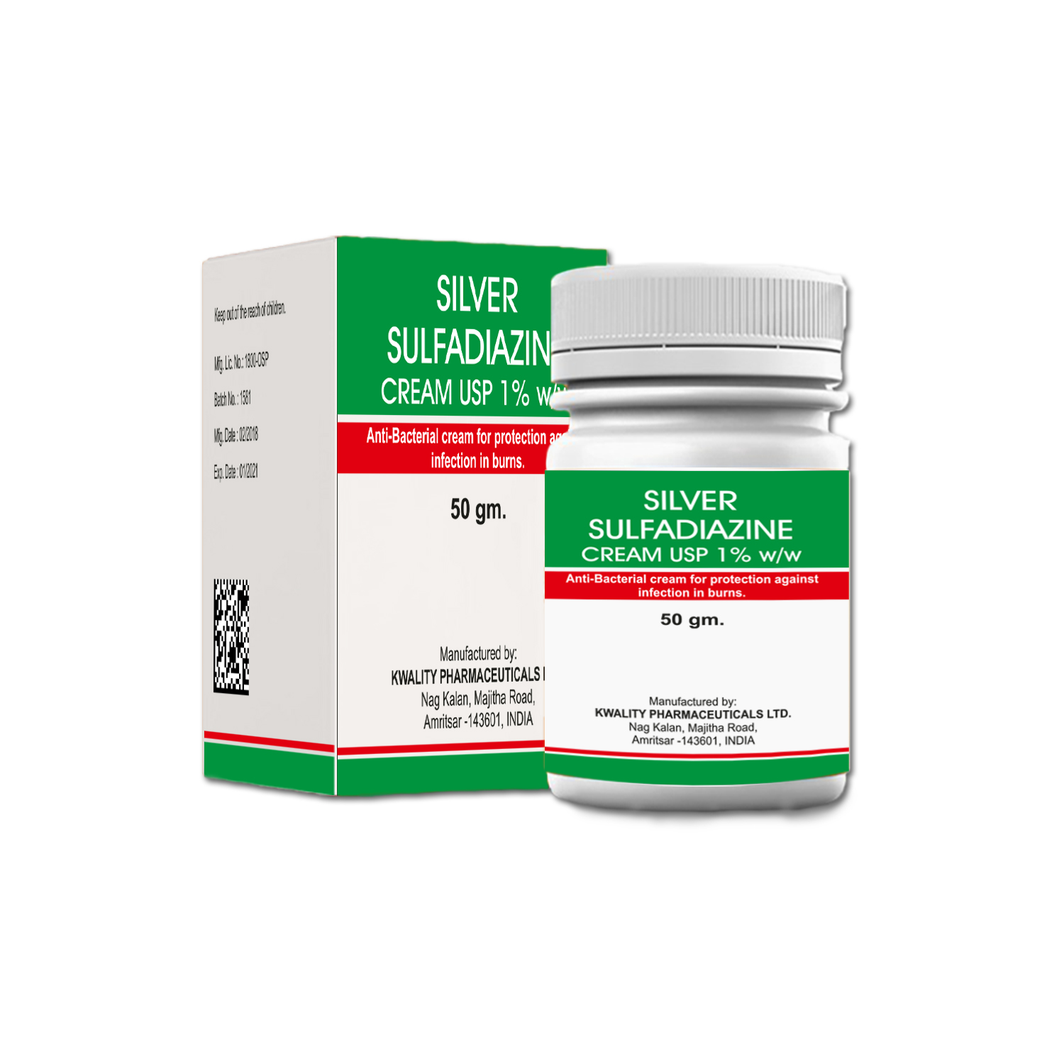 Silver Sulfadiazine Cream 500mg – IFITMED